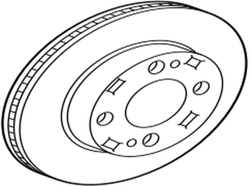 4615A105 Mitsubishi Disc, fr brake 4615A105, New Genuine OEM Part | eBay