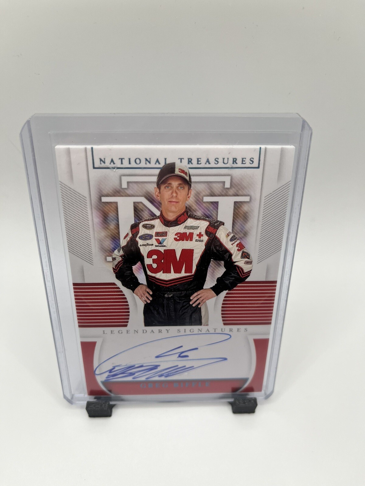 Greg Biffle 1/1 2021 National Treasures Racing Legendary Signatures ...