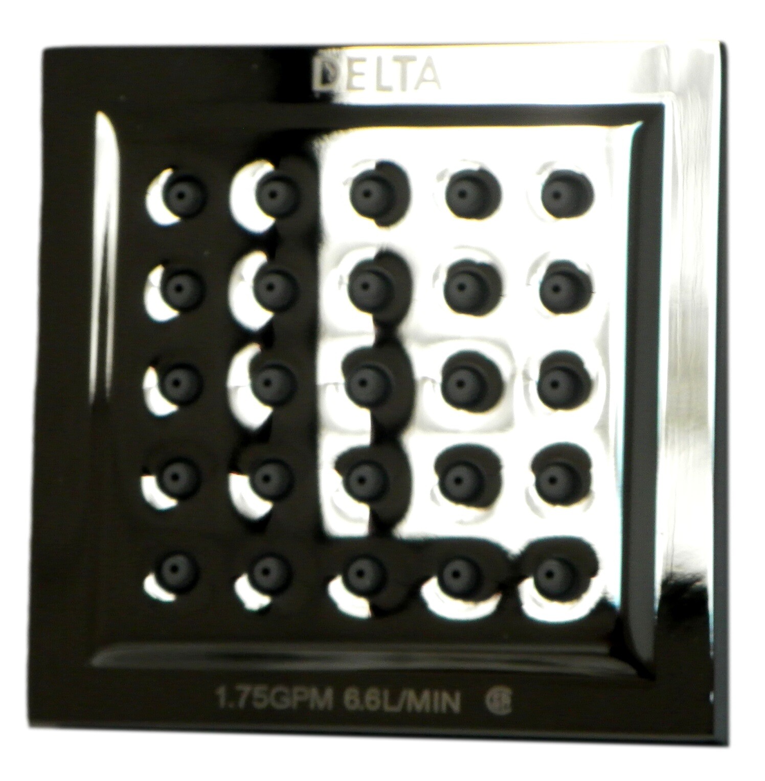 Delta 50150-PR Singolo Funzione Quadrato Rubinetto Doccia Corpo Spray ...