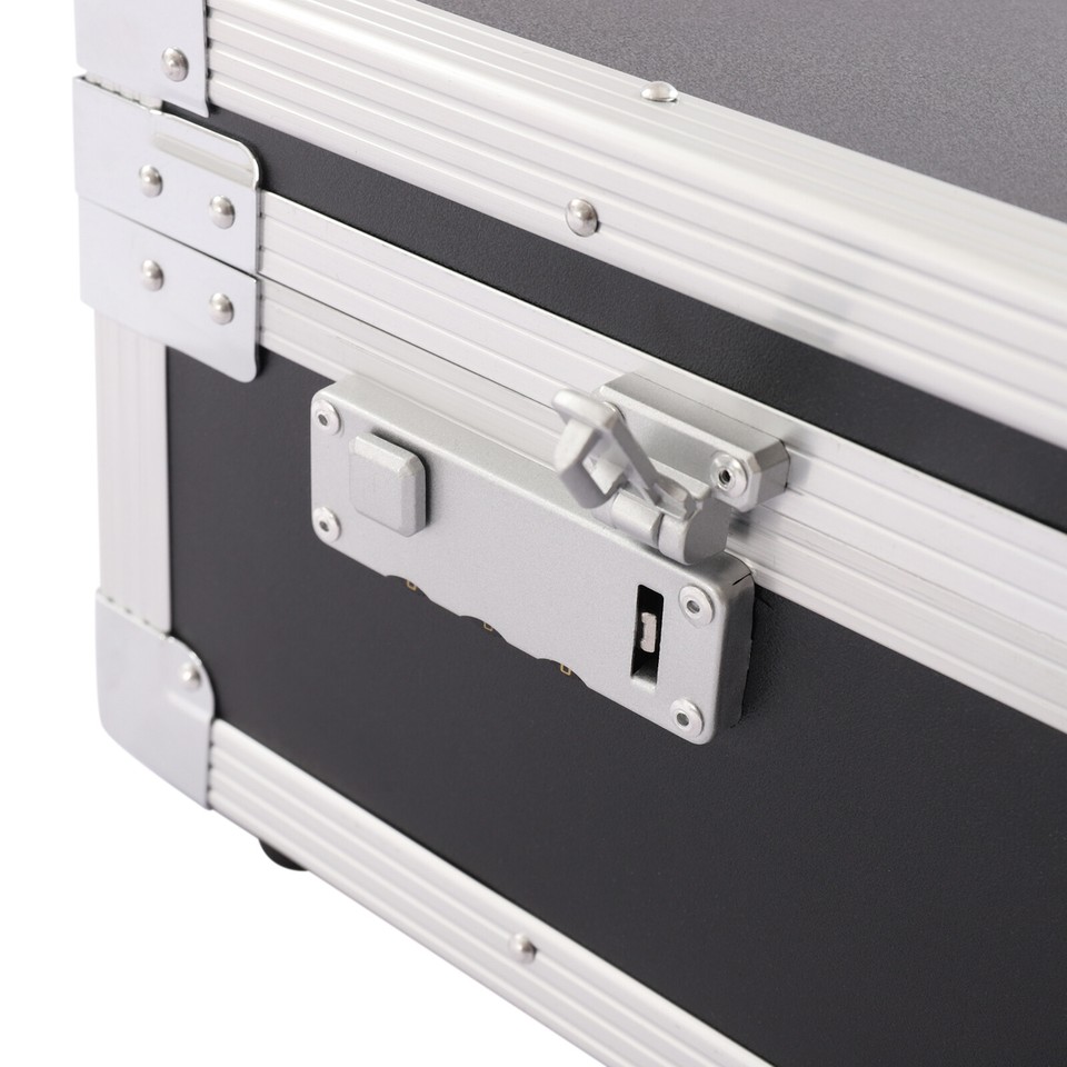 18" Aluminum Alloy Locking Gun Case Lock Shotgun Storage Box Carry Case ...