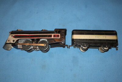 Marx Steam Locomotive with NYC New York Central Tender. Runs well | eBay