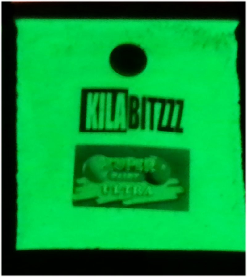 Ultra ZGlow Glow In The Dark Fluorescent UV powder 20g - Use with ...