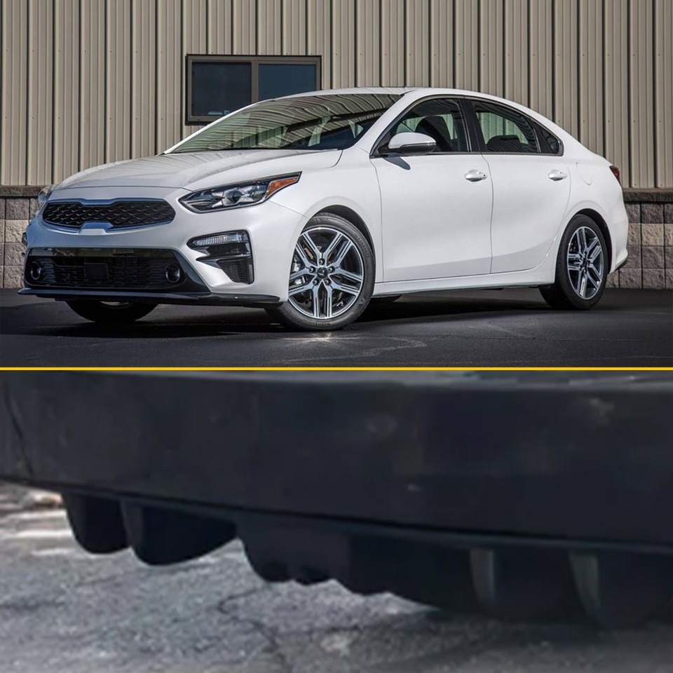 For VW Jetta GLI Rear Lip Bumper Diffuser Shark Fin 7 Wing Spoiler ...