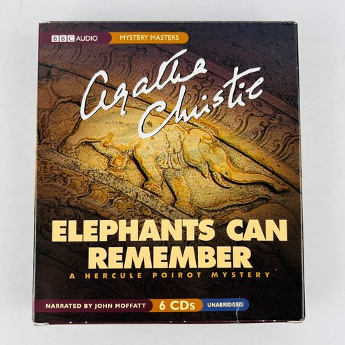 Agatha Christie CD Audiobook John Moffatt Elephants Can Remember ...