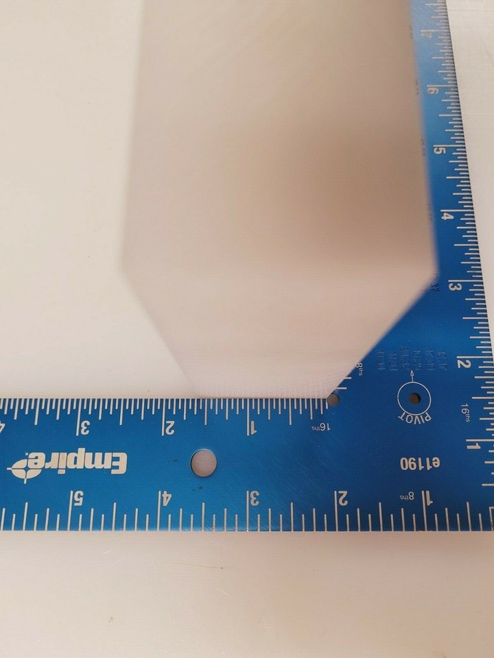 1-1/2" Thick DELRIN / ACETAL NAT FLAT SHEET STOCK 1.50" x 4.00" x 6.00 ...
