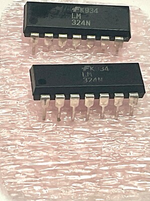 LM324N LM324 IC Low Power Quad Op-Amp 2 pcs 14 Pins | eBay