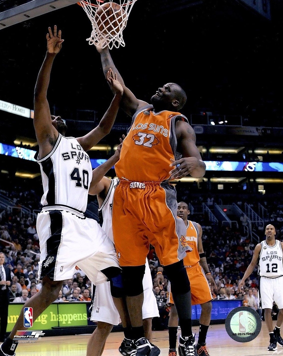 Shaquille O'Neal "Phoenix Suns" NBA Licensed Unsigned 8x10 Glossy Photo ...