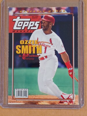 2019 Topps Archives Topps Magazine #TM4 Ozzie Smith HOF | eBay