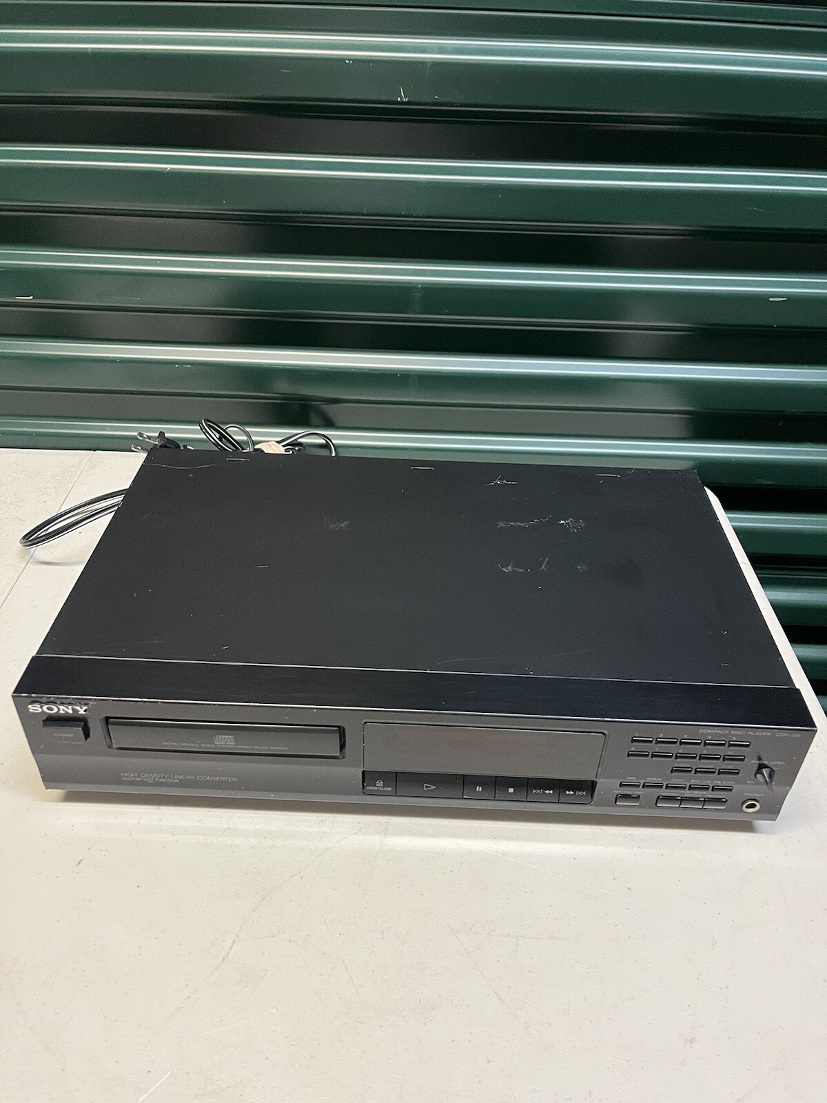 Sony+Cdp-215+CD+Player+With+High+Density+Linear+Converter+No+Remote+E6 ...