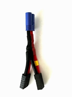 EC5 Parallel -Male to 2 Female Fleur Track 3.5",6",12" Gauge 14,12,10 ...