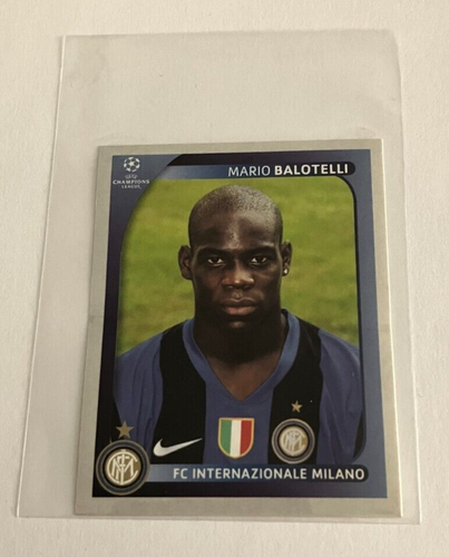 Sticker Cromo Mario BALOTELLI Inter Milan PANINI Champions League 2008 ...