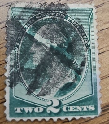 Scott 213- Used- 2c George Washington- American Bank Note Company, 1887 ...