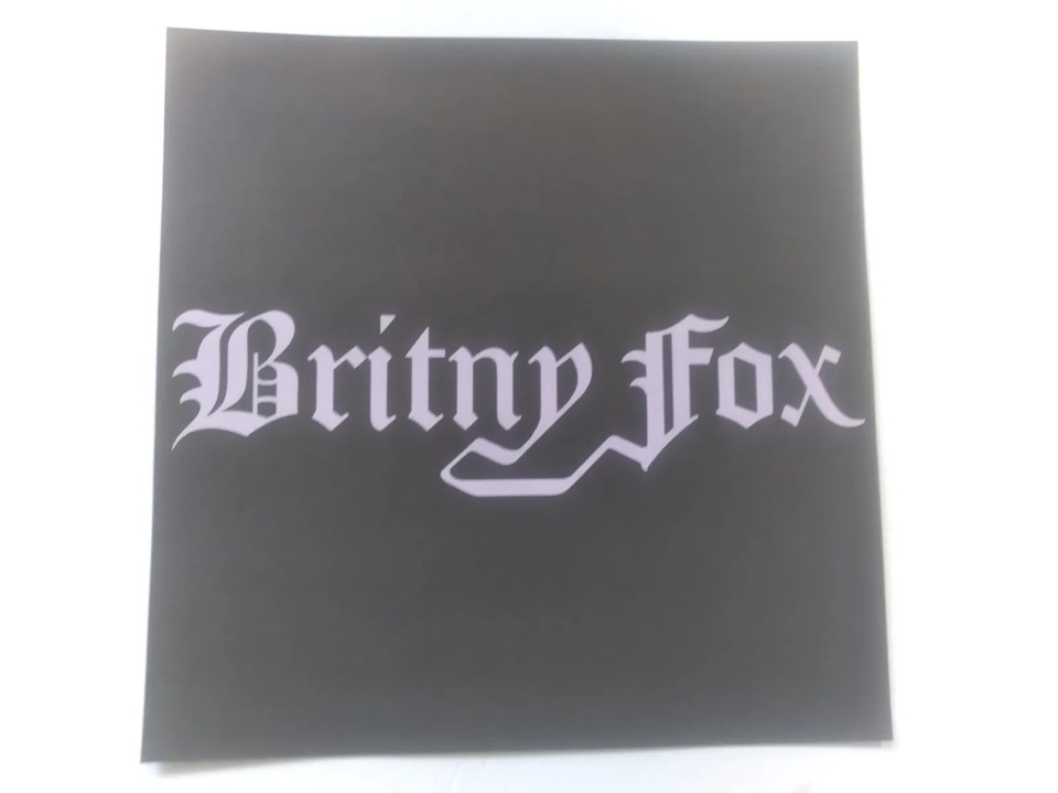 BRITNY FOX " BRITNY FOX " ADVERTISING Record Flat EX 2 Sided | eBay