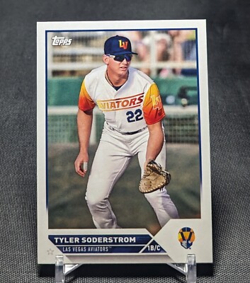 Tyler Soderstrom Prospect Rookie 2023 Topps Pro Debut #PD-28 Oakland ...