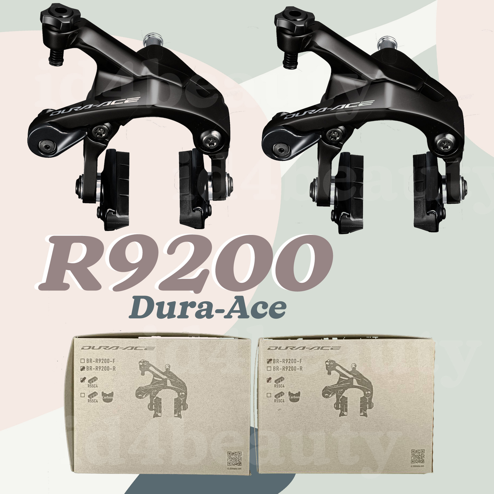 Shimano Dura-Ace BR-R9200 Mechanical Rim Brake Caliper Set Front + Rear ...