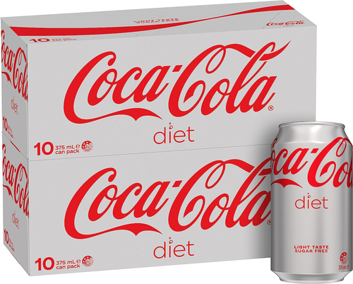 Coca-Cola Diet Coke Soft Drink Multipack Cans 20 X 375 Ml Size Name ...