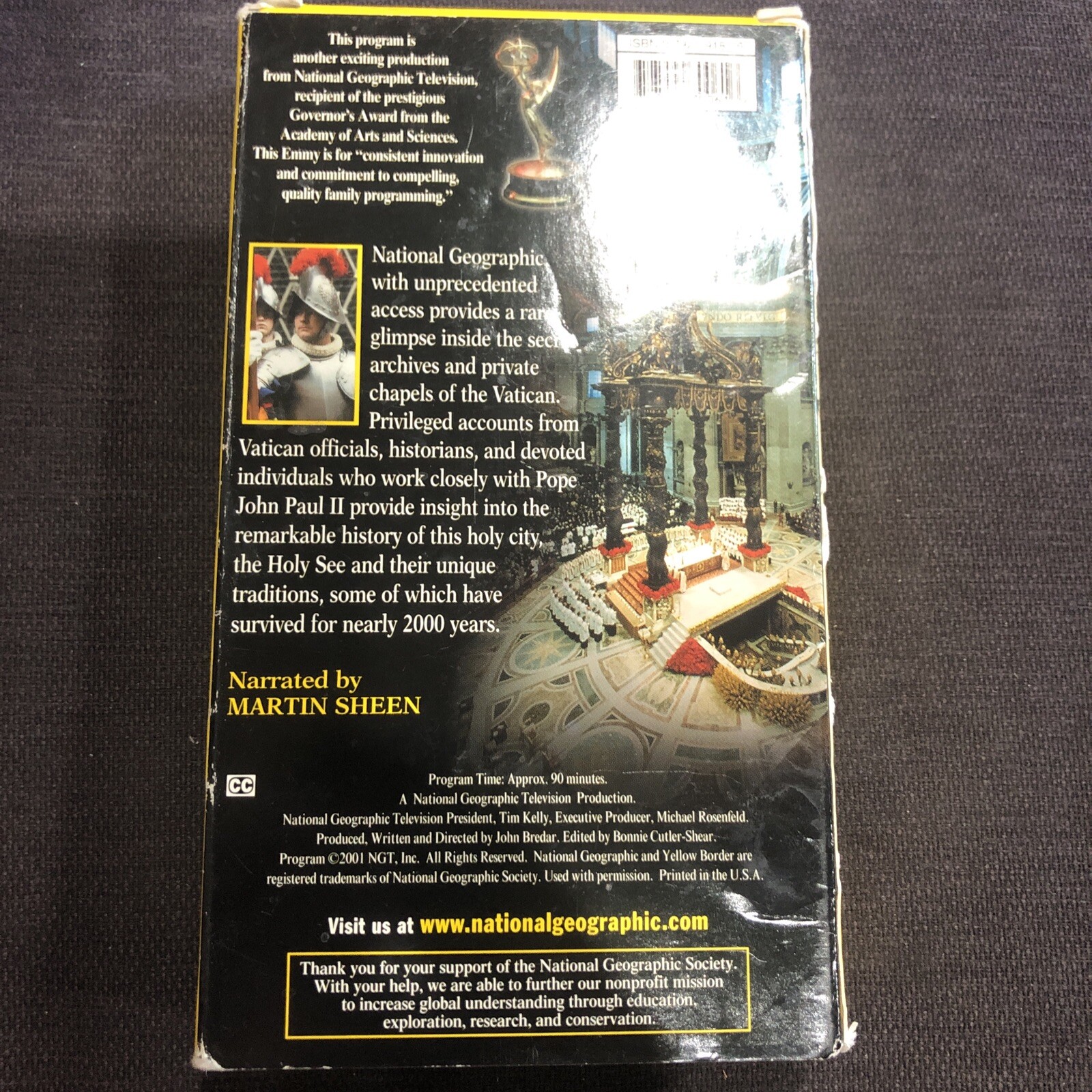 National Geographic - Inside the Vatican (VHS, 2002, 30 Minutes ...