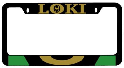 Loki Black METAL License Plate Frame Auto Marvel | eBay
