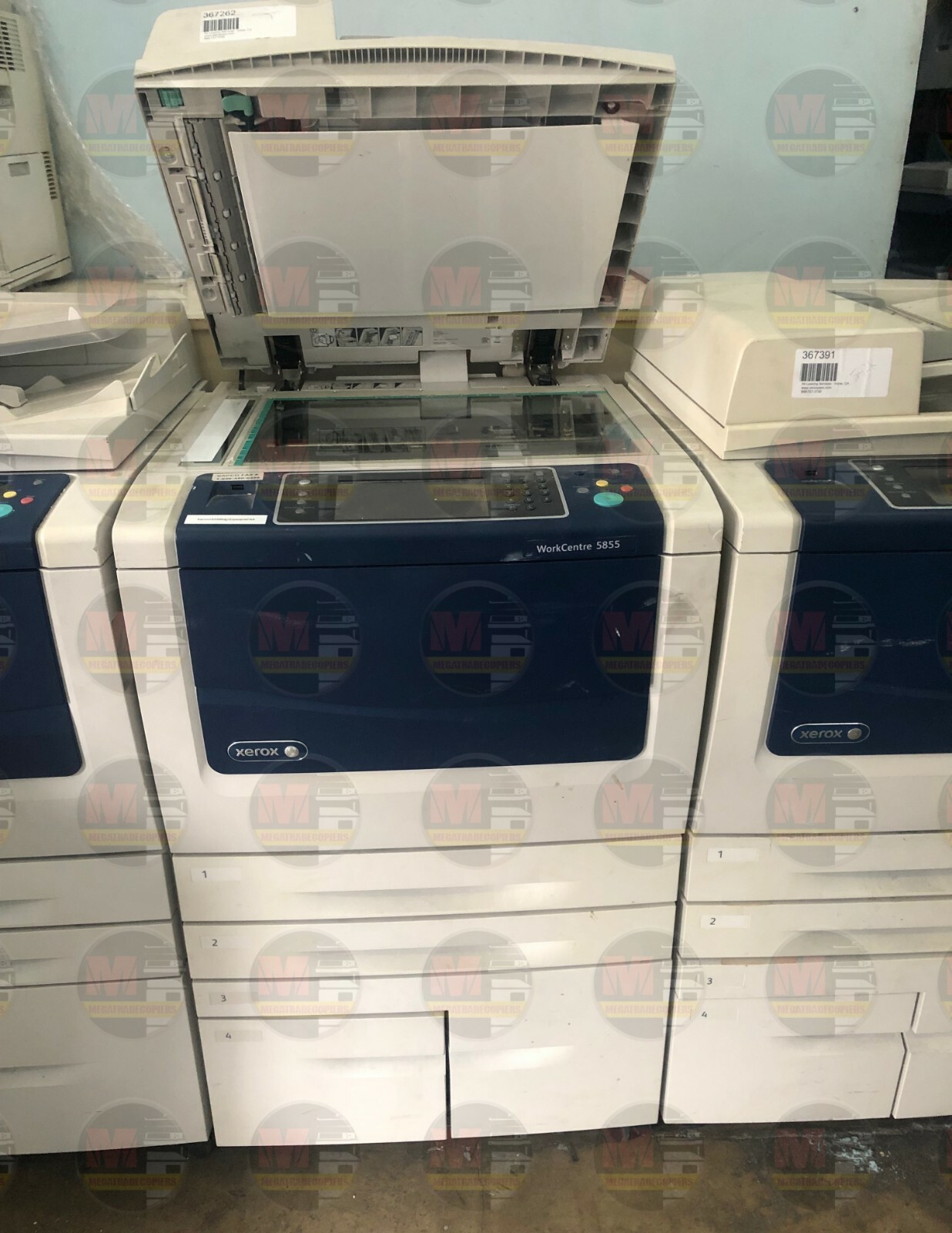Xerox WorkCentre 5855 Mono A3 Laser MFP Printer Copier Scanner Lot of ...