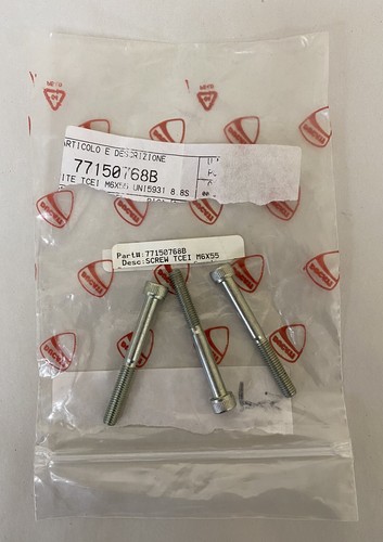 3-2019-2023 Ducati Panigale/Scrambler TCEI M6X55 Screws OEM #77150768B ...