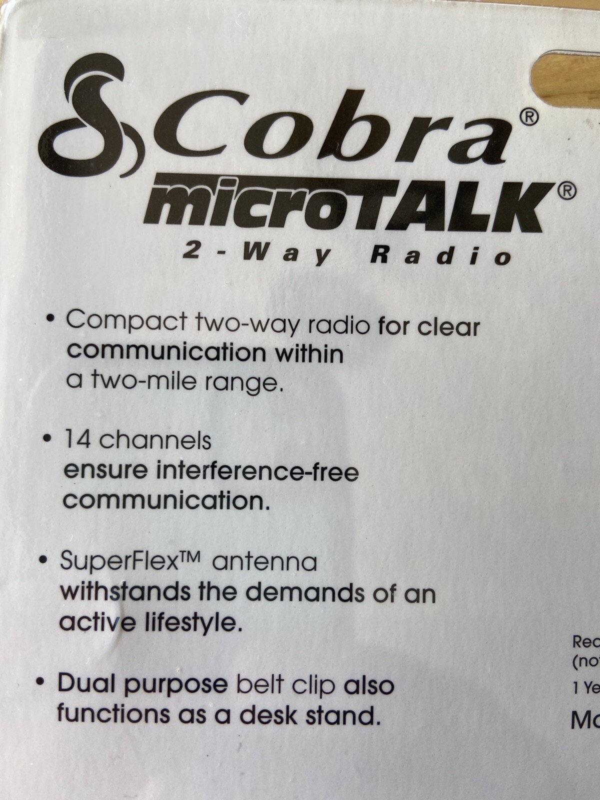 Cobra microTALK FRS 105 Two Way Radio for sale online | eBay