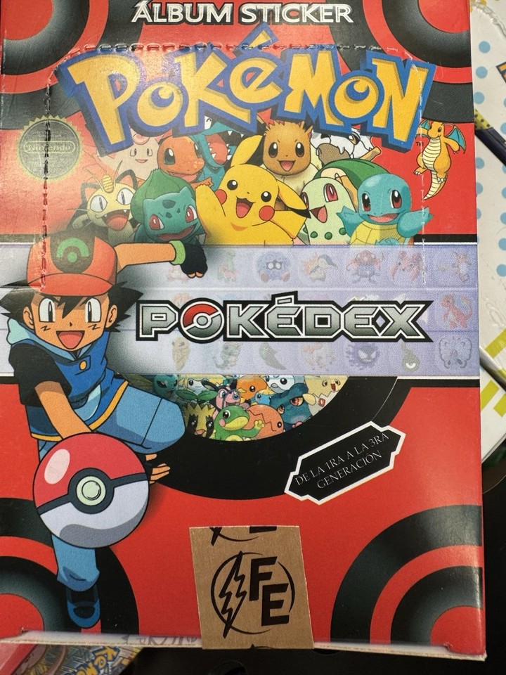 POKEMON POKEDEX Vol. 1 EDITION STICKER PACK (GOLD STAR FOIL RED BOX ...