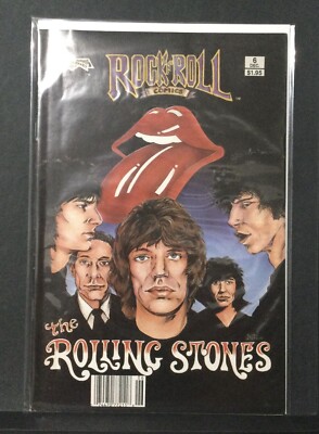 Rock N Roll Comics - #6 - Rolling Stones - Newsstand - Revolutionary ...