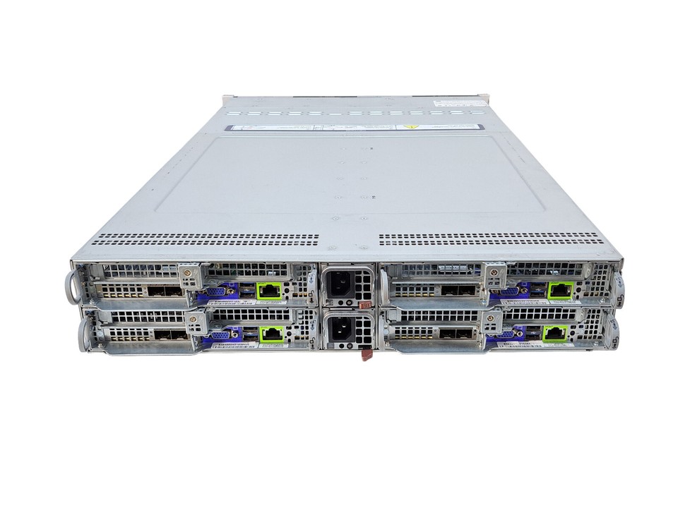 SuperMicro BigTwin 2029BT-HNC0R Quad Node NVMe Server X11DPT-B 2x 25GbE ...