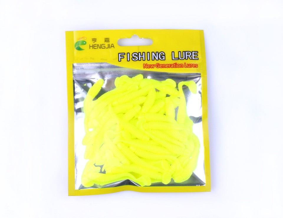 50pcs/pack Small Soft Plastic Grubs Bait Fish Lure Worm Swimbait Paddle ...