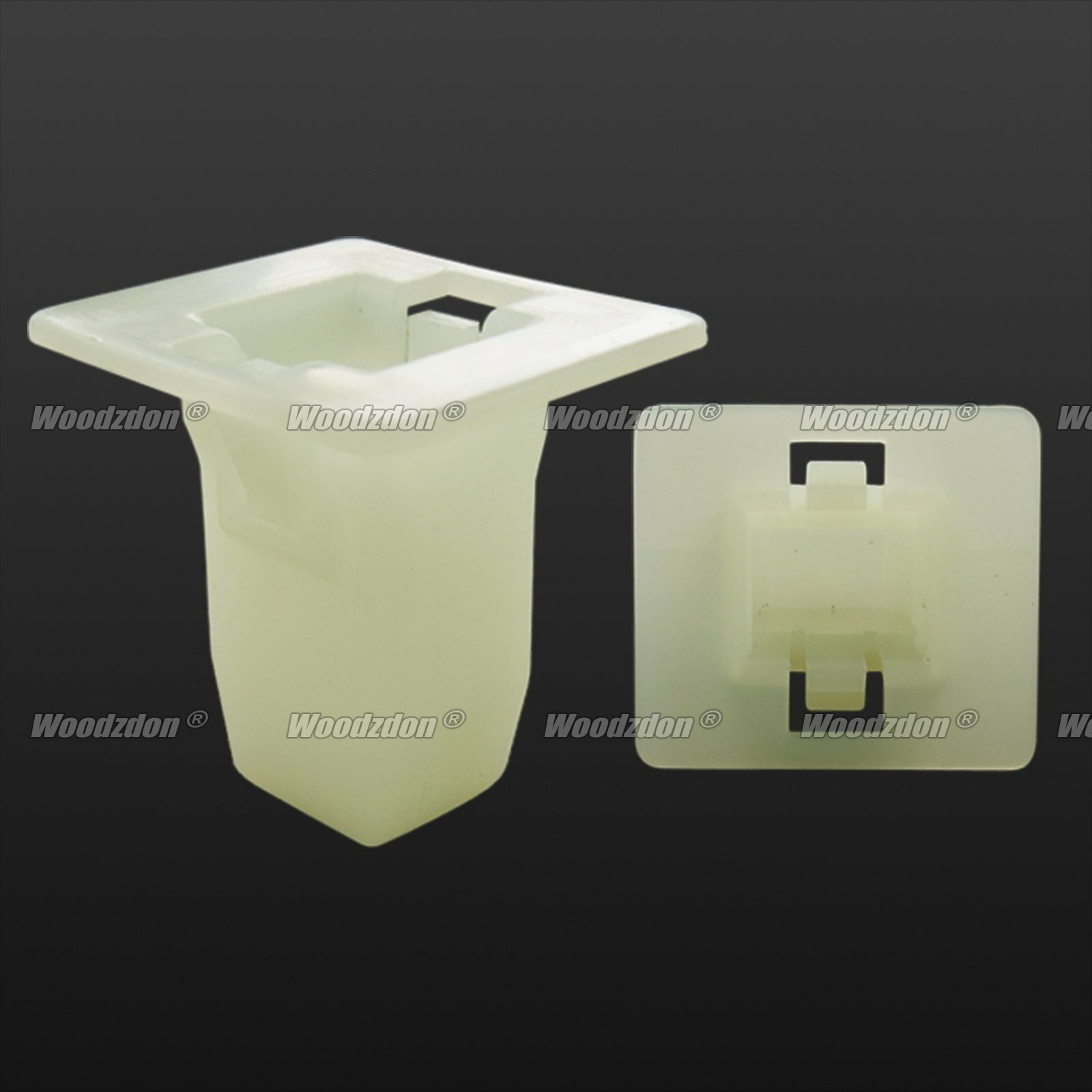50 Bumper Setting Grommet Clip Retainer White Nylon Nut For Honda 90106 ...