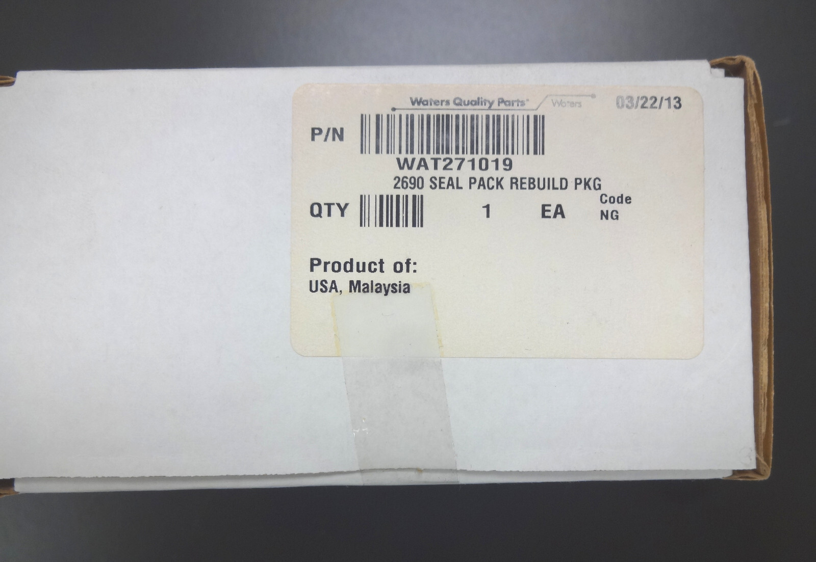 Waters 2690 Seal Pack Rebuild Pkg WAT271019 for sale online | eBay
