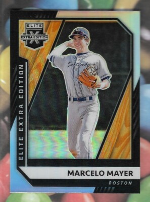 MARCELO MAYER 2021 PANINI ELITE EXTRA SILVER ROOKIE RC CARD #4 BOSTON ...
