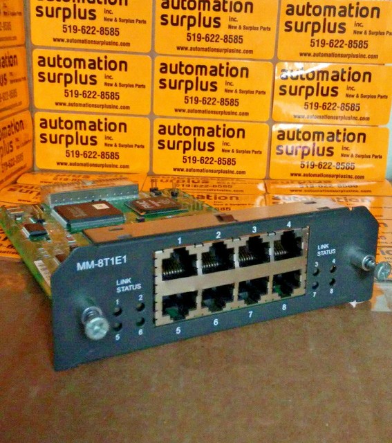 Nortel MM-8T1E1 8port T1/E1 Module SR2104007 for 3120 Secure Router for ...
