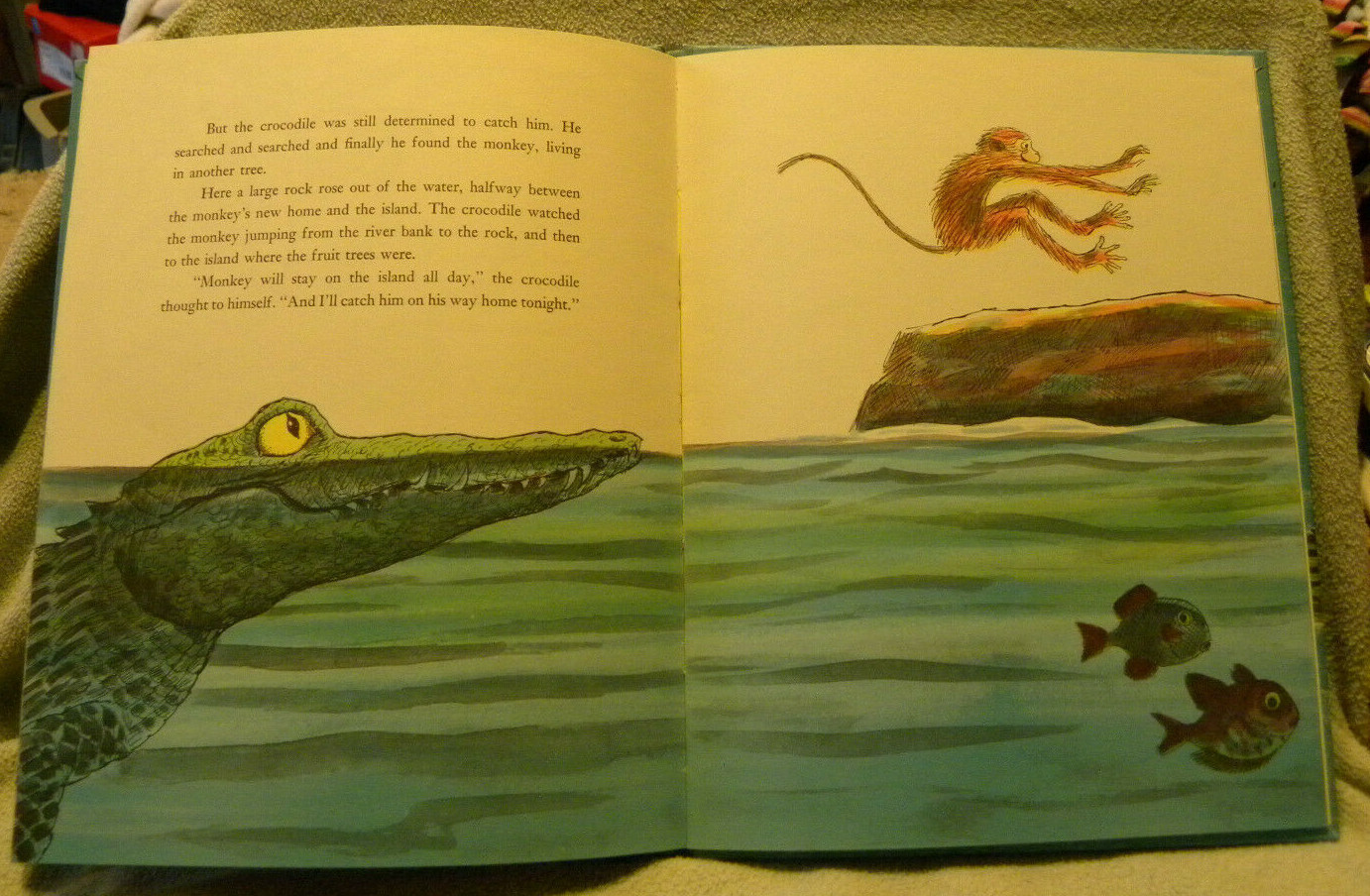 Monkey and the Crocodile : A Jataka Tale from India by Paul Galdone, HC ...