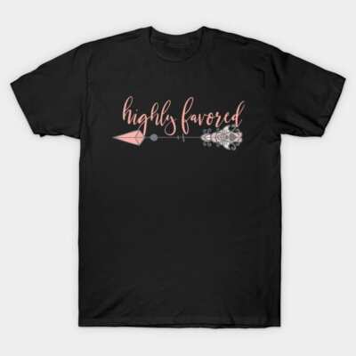 Highly Favored Christian Quote Boho Arrow Design Made in Australia T ...