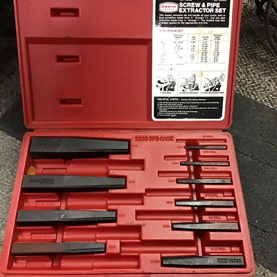 Stanley Proto J9500B 10 Piece Screw Extractor Set 662679531577 | eBay