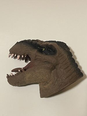 Foluck T-Rex Head Hand Puppet Soft Rubber Stretchable | eBay