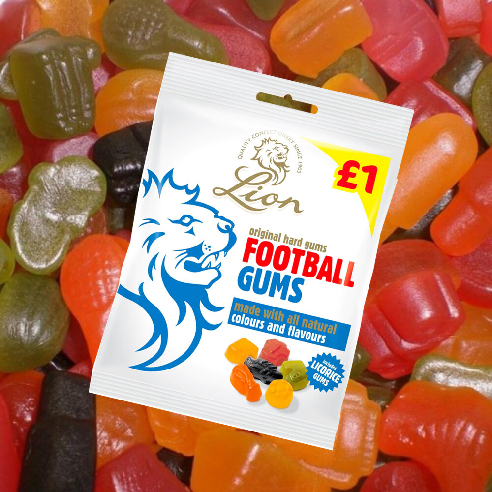 Lion Midget Gems Wine Gums Liquorice Gums Fruit Salad Retro Sweets Bags ...