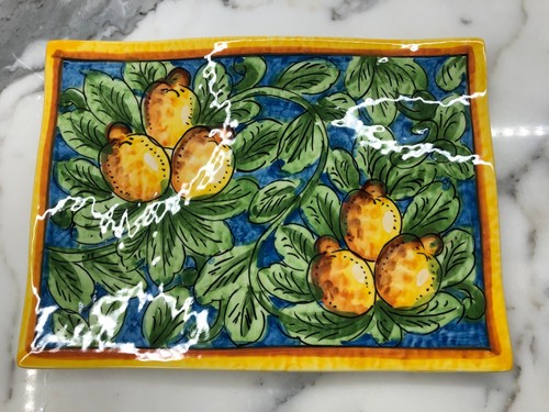 Ceramica Assunta Limone Rectangular Tray Platter, new | eBay