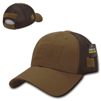 Men's Tactical Operators Baseball Cap Mesh Back Coyote Brown Sturdy Low ...