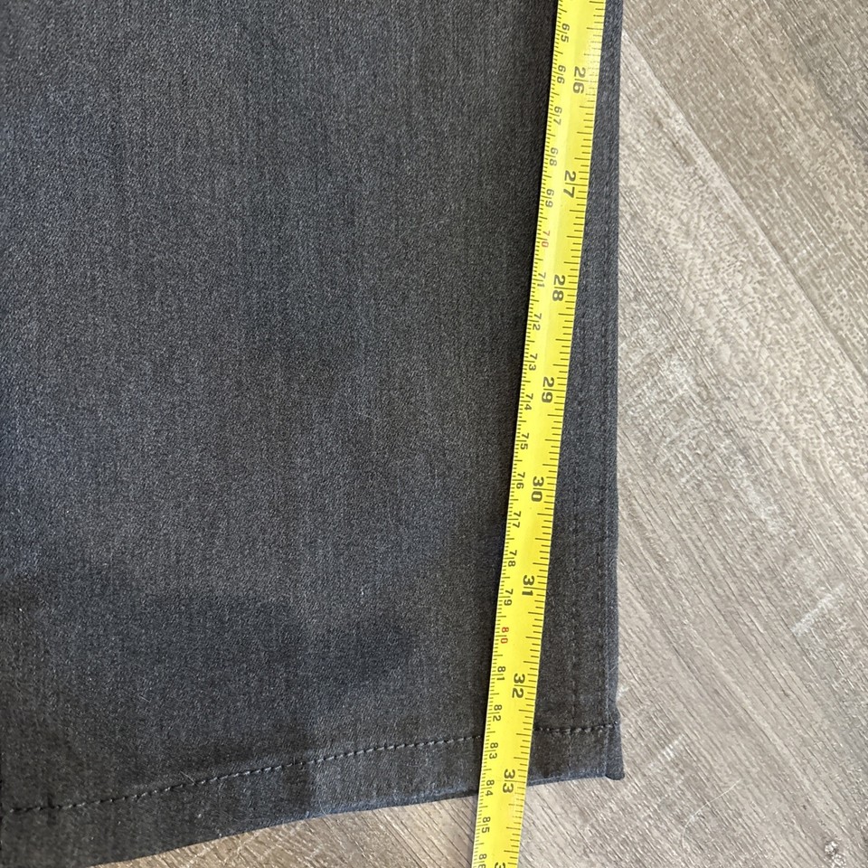 DUER Pants Mens 34x34 Gray Smart Stretch Trouser Zip Pocket Performance ...