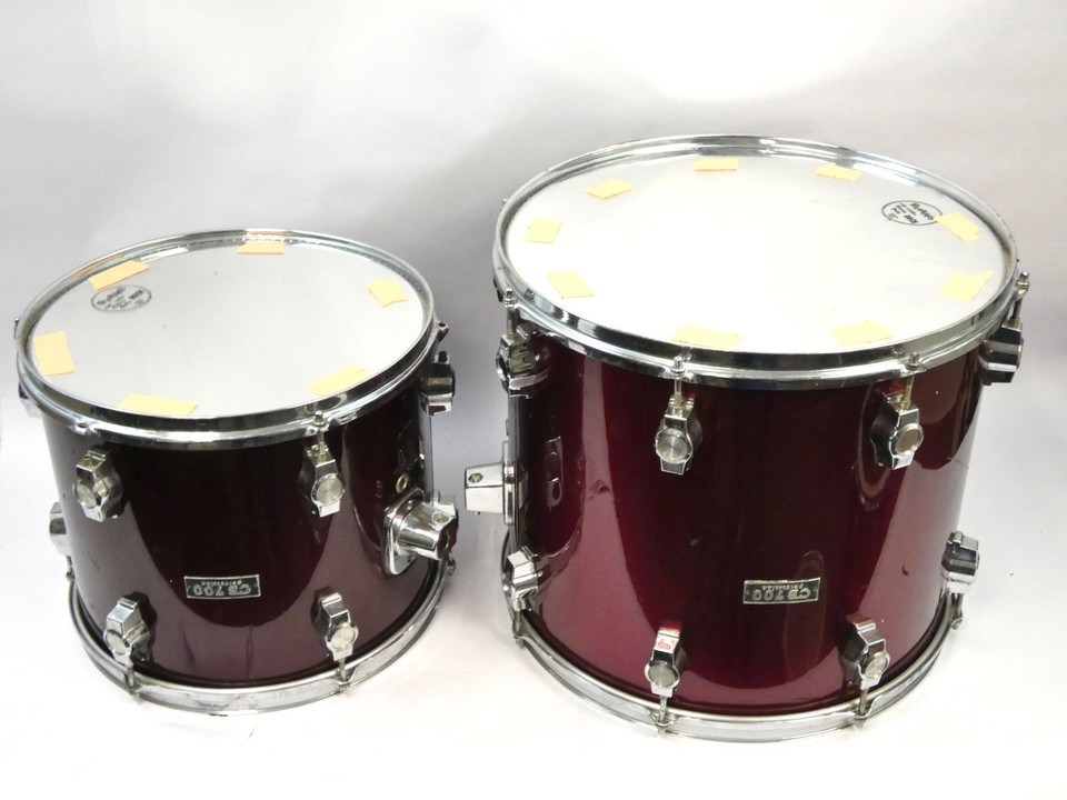 Vintage CB700 6-Piece Drum Set Shell Pack - Burgundy - 22 18 16 14 13 ...