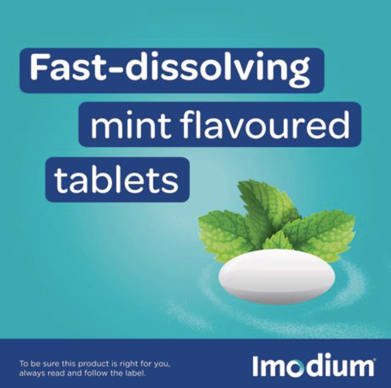 Imodium Diarrhea Relief, Quick-Dissolve Tablets (20 Count) - FROM ...