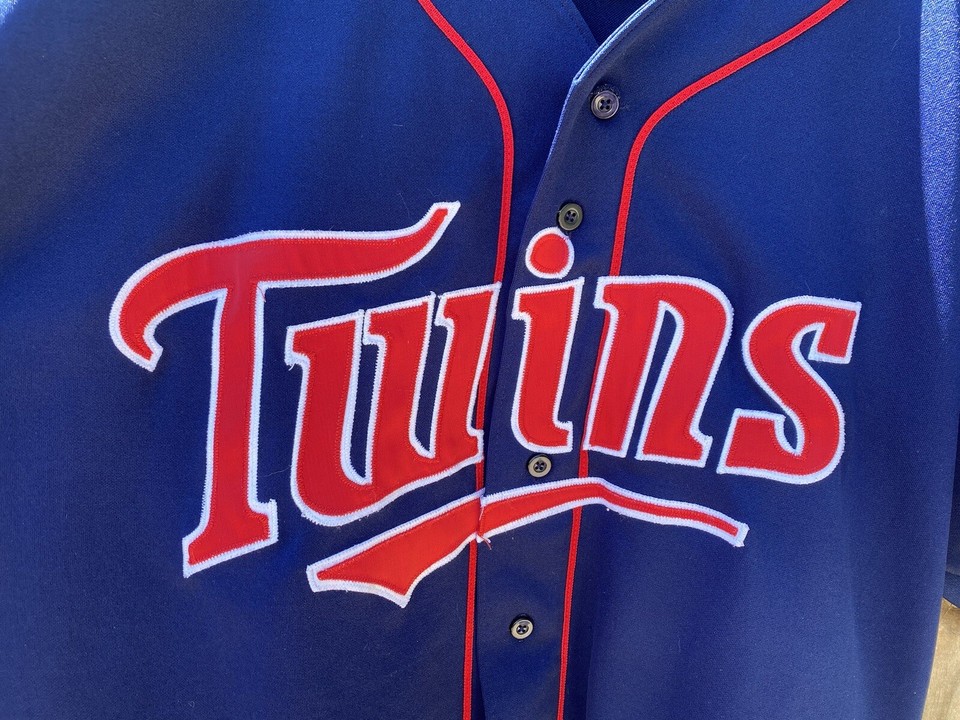 Vintage Minnesota Twins MLB Russell Athletic 40th Season Navy Jersey Sz ...