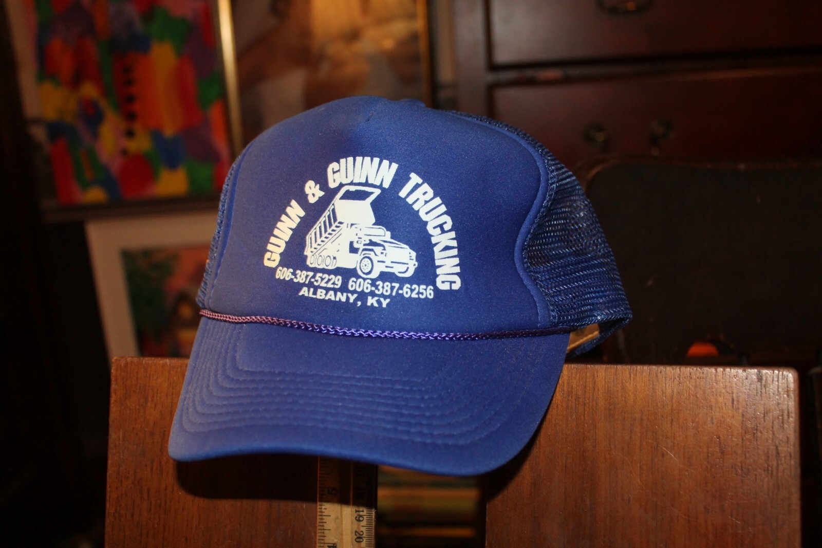 Vintage Mesh Truckers Hat Guinn & Guinn Trucking Alba… - Gem