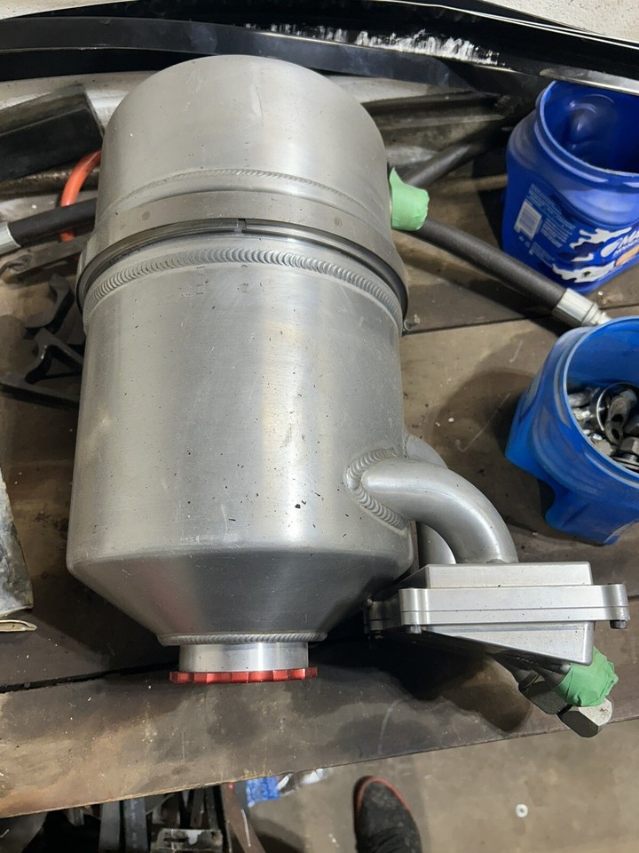 Patterson 4 Gallon Aluminum Dry Sump Oil Tank Dual Return | United States