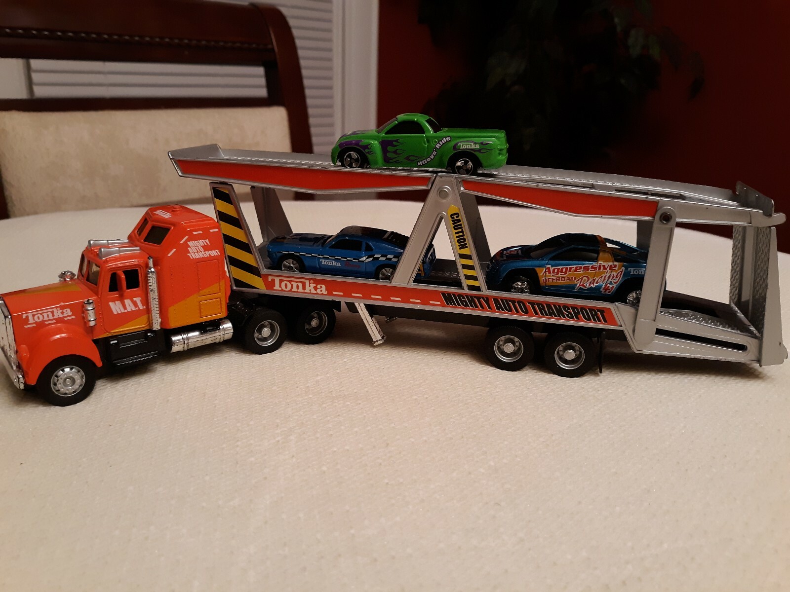 Rare Tonka Motorized Big Rigs Truck 2001 Mighty Auto Hauler & 3 Tonka ...