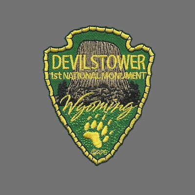 Devils Tower Wyoming Patch – WY - Arrowhead Travel Patch – Souvenir Patch 3" | eBay