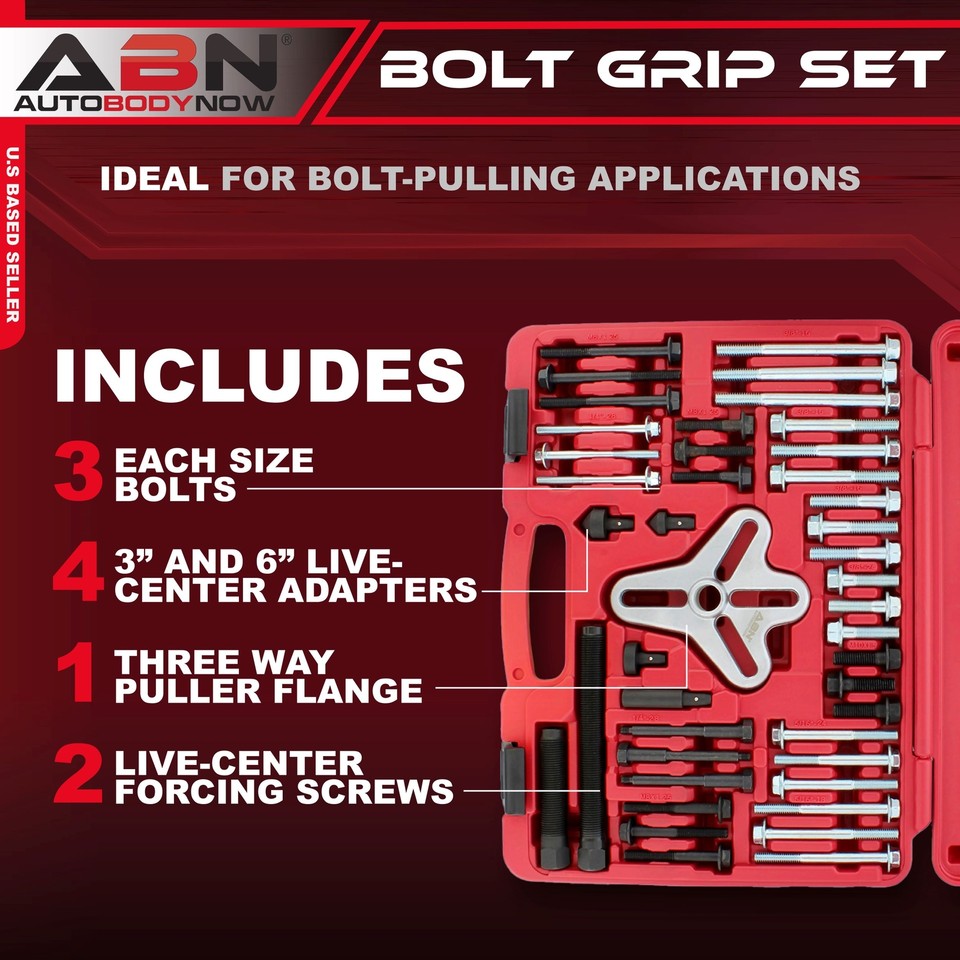 ABN Bolt Grip Set Gear Puller Steering Wheel Puller Pulley Puller Crank ...