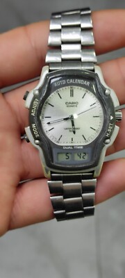 casio aw/24 auto calendar dual time ana digi module 2318 | eBay